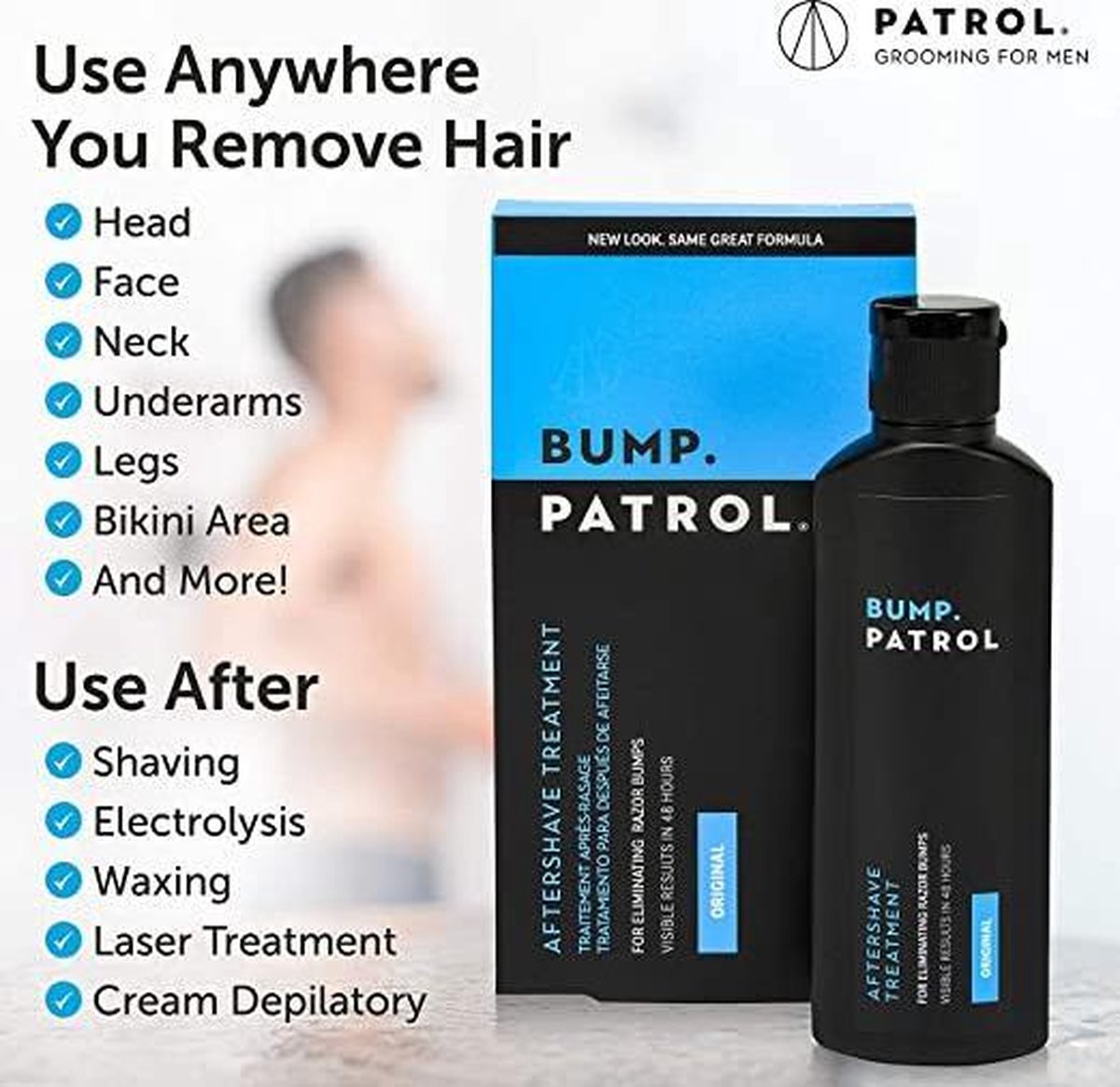 Bump Patrol Aftershave Razor Bump Treatment regular 60 ml | bol