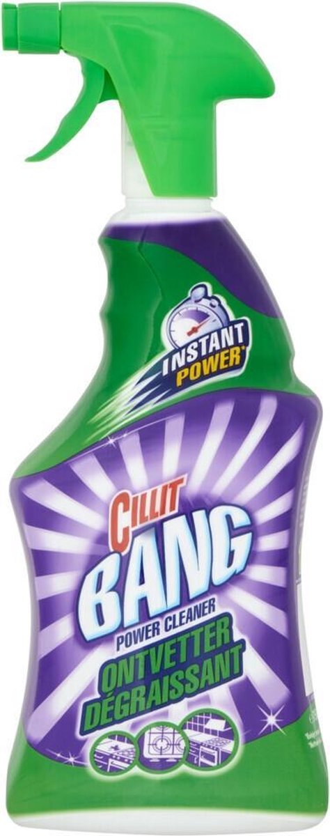 Cillit Bang Power Cleaner - Schoonmaakspray - Universal Ontvetter - 750 ...