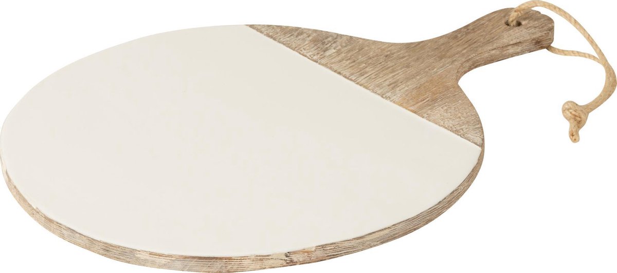 Ronde houten borrelplank | 40,5 x 30,5 x 1,5 cm | Houten ronde ...