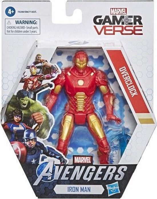 Hasbro Marvel Gamerverse 15cm Figure Iron Man Overclock | bol