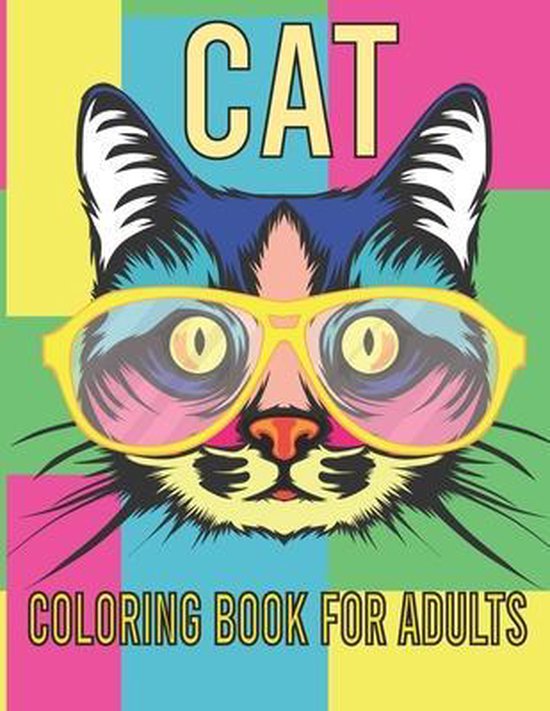 Cat Coloring Book For Adults Tony Greenwood 9798733123240 Boeken