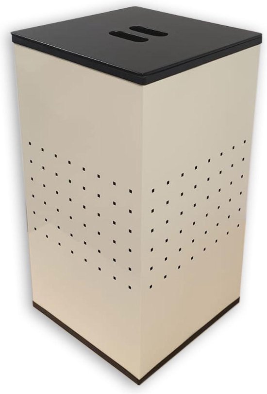 Wasmand creme wit 57 liter | bol.com