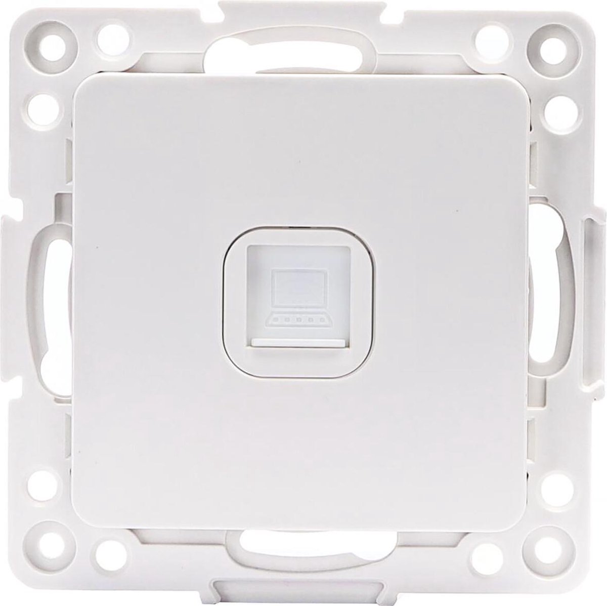 UTP RJ45 Stopcontact - Wandcontactdoos - Aigi Jura - Inbouw - Vierkant ...