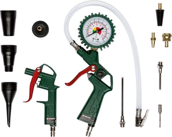 PARKSIDE Perslucht luchtpistool - Fietspomp - Vulpistool - 8 bar | bol