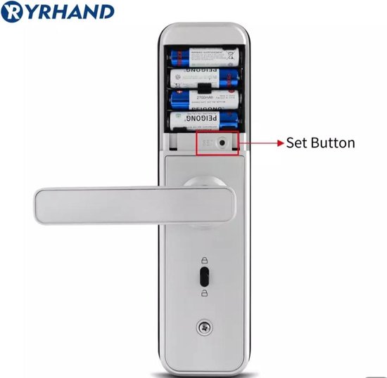 bol.com | Deurslot Code met Klink Vingerafdruk Bedieningspaneel