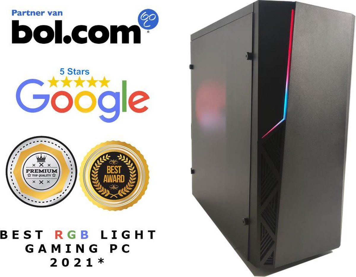 Super RGB light Game PC 2021 AMD PRO Quad core 2.4 Ghz / 16 GB RAM ...