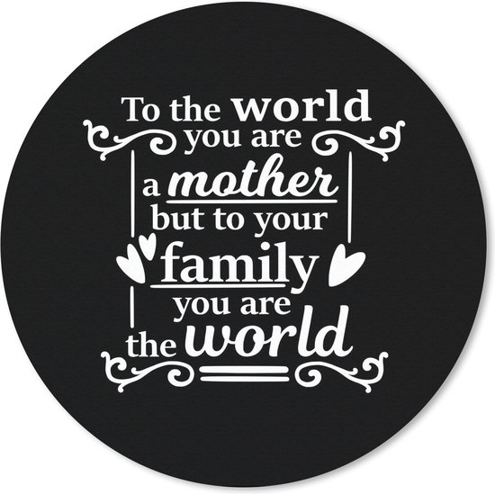 Muismat Moederdag Quotes - Moederdag quote To your family you are the ...