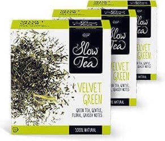 Pickwick Slow Tea velvet green - 3 gram - 3 x 25 stuks | bol