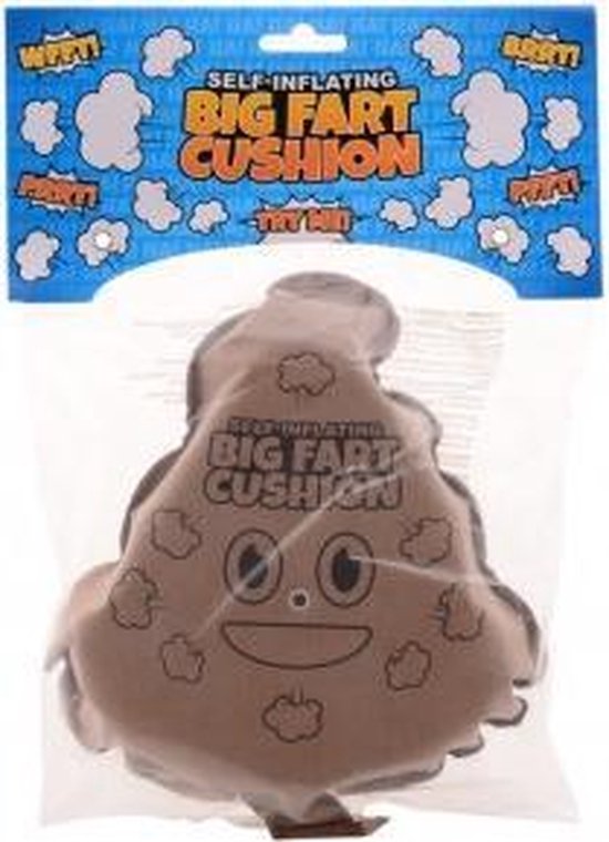 Scheetkussen Funny drol - Scheetzak - Fopartikel - 30 x 20 cm - Rubber ...