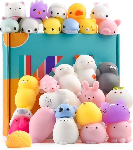 Mochi Squishy - 50x stuks | Squeezei - Fidget Toy - Pop It - Simple ...