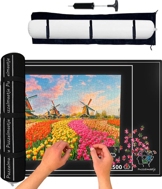 Legpuzzel Puzzelmat met Indicatielijn - Portapuzzle Puzzelkleed ...