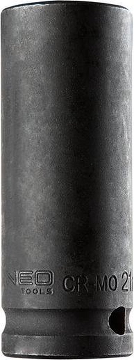 Neo Tools Krachtdop 21mm 1/2 Aansluiting Lang CrMo Staal 83mm Hoog DIN ...