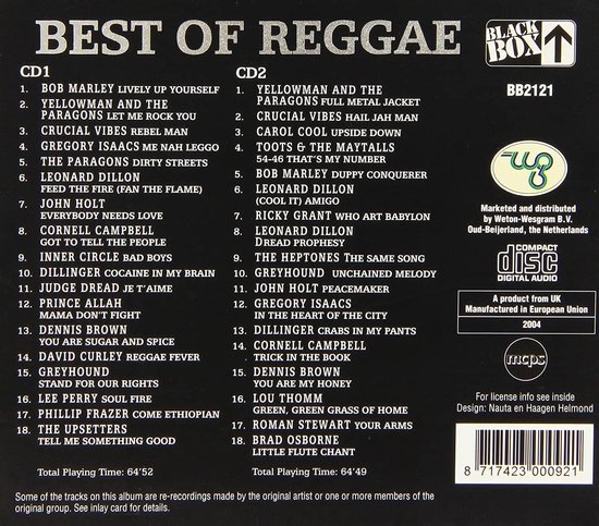 Best Of Reggae, various artists | Muziek | bol