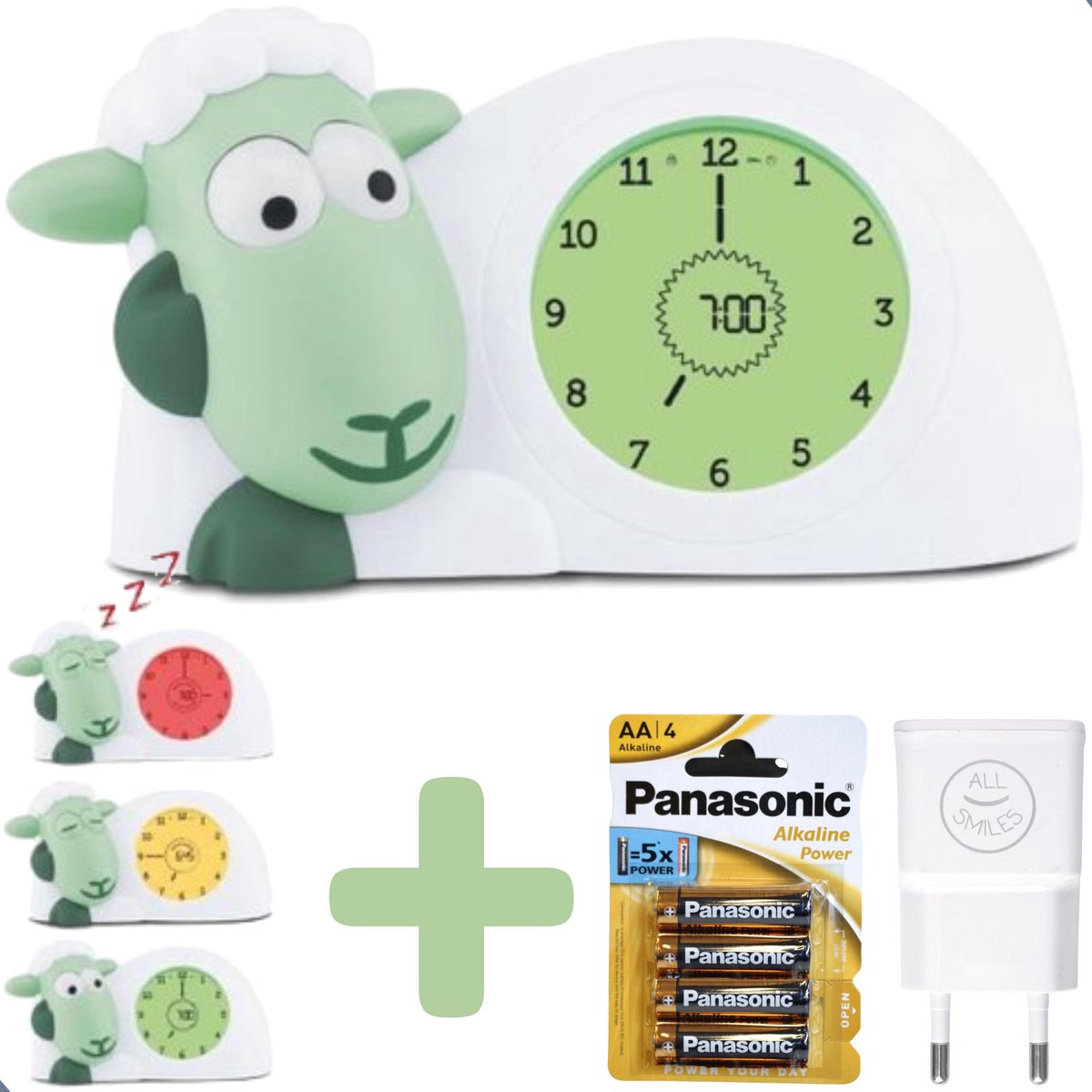 Zazu Sam Mint Sleep Trainer Enfants avec 4 Piles AA et adaptateur ...