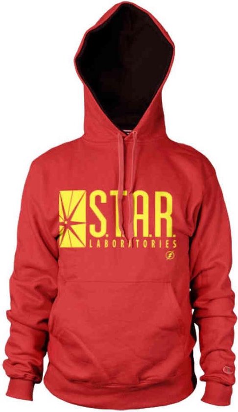 DC Comics The Flash Hoodie/trui -M- Star Laboratories Rood | bol.com