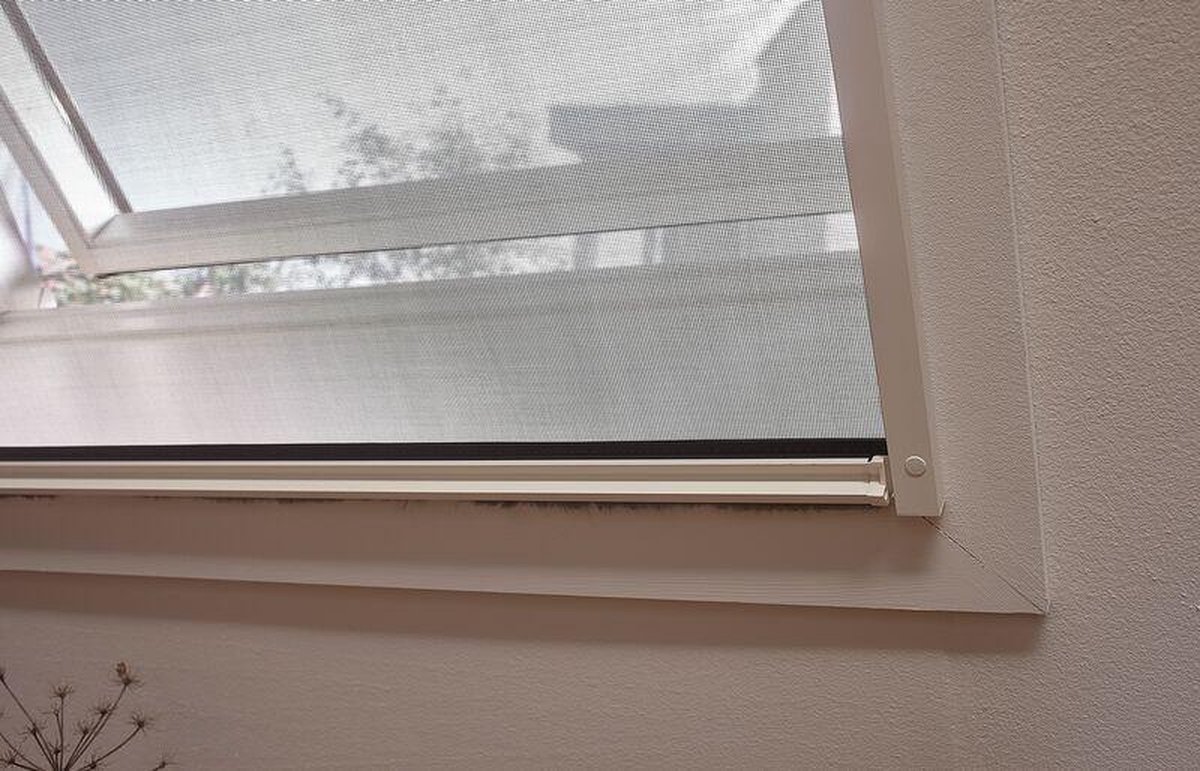 Hamstra Plus rolhor, vliegengordijn voor DAKRAAM wit 134x155cm | bol