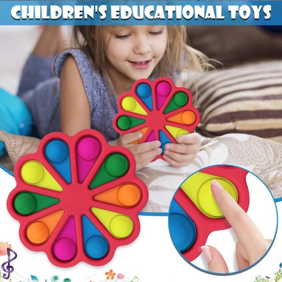 Simple Dimple Fat Brain Pop it fidget toy 1-2-3-4 | bol