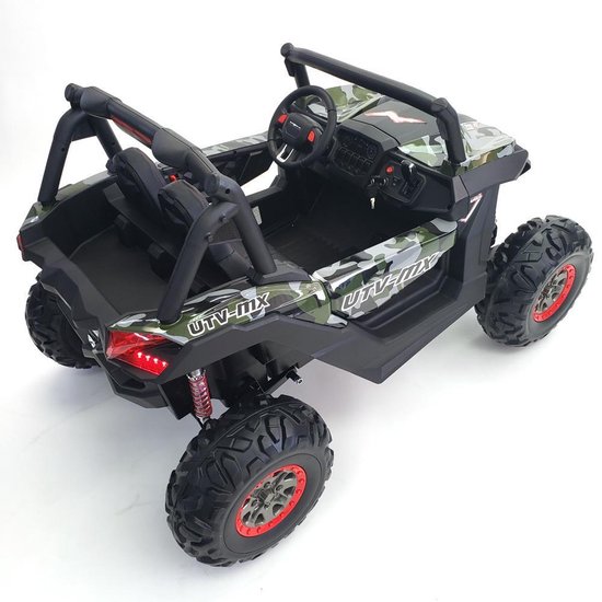 quad Kinder 2 persoon Beach Buggy XL 12v leger/rubbere banden/usb sd ...