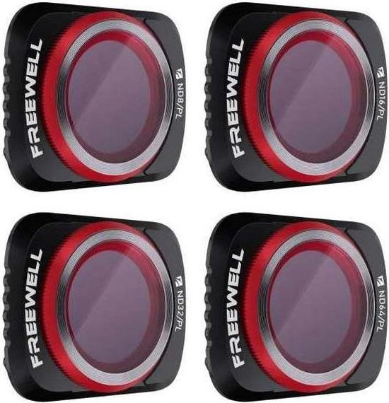 Freewell DJI Mavic Air 2 Bright Day filterset ND/PL8-16-32-64 (4 stuks ...
