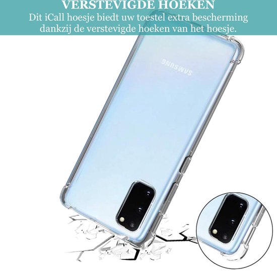 Samsung Galaxy S20 FE Hoesje - Anti Shock Proof Siliconen Back Cover Case Hoes... | bol.com