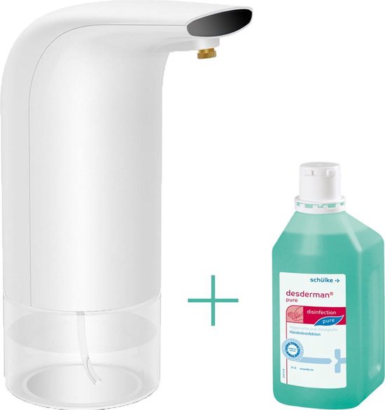 Voordeel-set alcohol dispenser | Contactloos met sensor | Staand ...