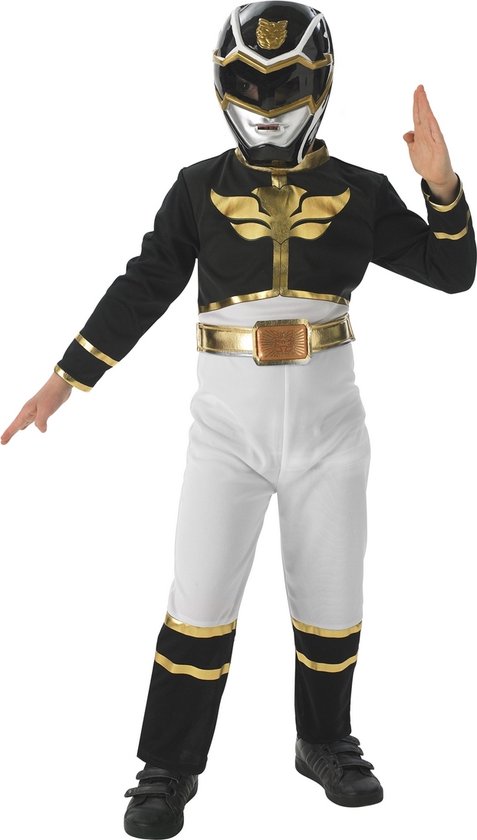 Zwarte power ranger Megaforce kostuum kind - Maat 3-4 | bol.com