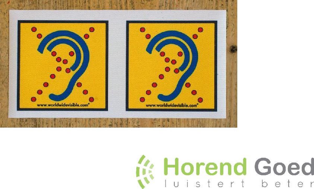 bol.com | Limited Hearing | Limited Vision | Textielbadge | voor op ...