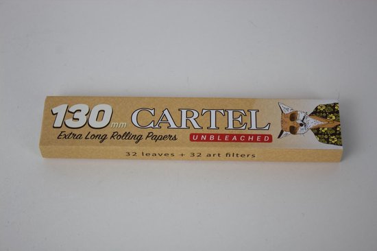 Extra Long Rolling Papers 32 Leaves/32 Tips - Cartel - Vloei papier ...