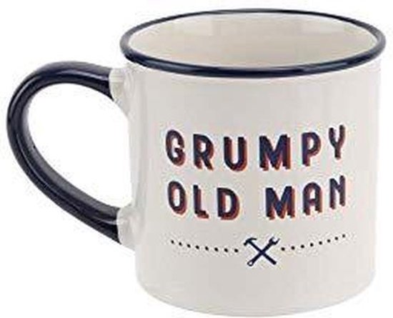 CGB - The Hardware Store 'Grumpy Old Man' Stoneware Mug | bol