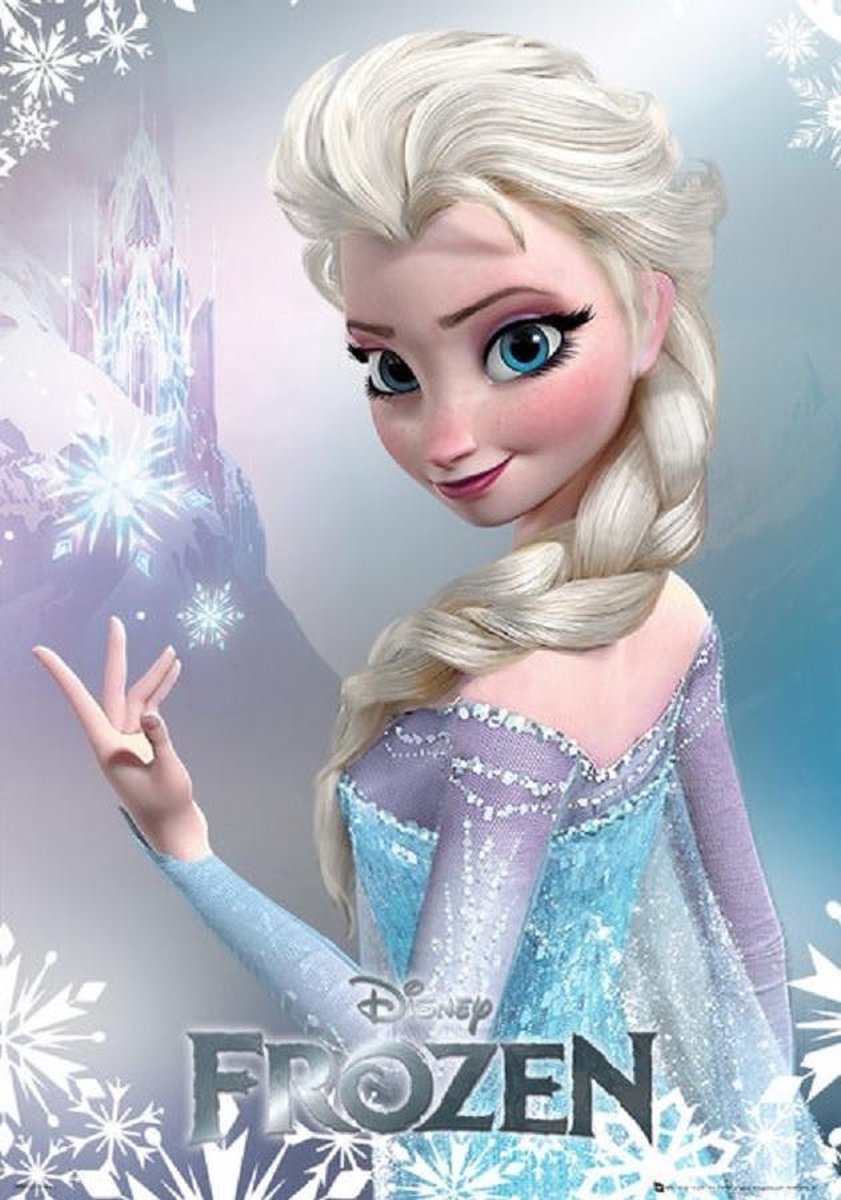 Frozen Disney Movie Poster Print Elsa Solo