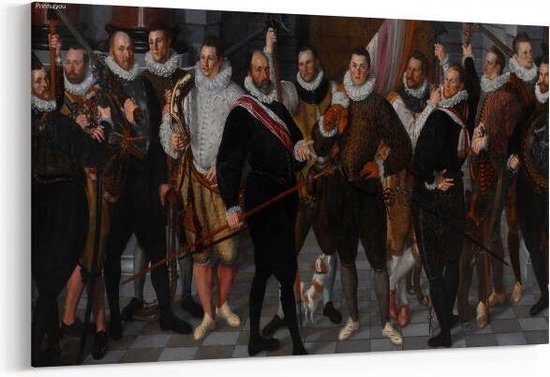 Schilderij - Het korporaalschap van kapitein Dirck Jacobsz Rosecrans en ...
