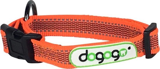 Dogogo halsband, oranje 20 cm - 35 cm | bol