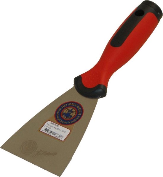 MelkMeisje couteau à mastic en acier inoxydable 60 mm avec manche en ...