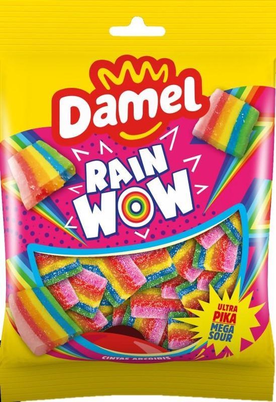 Damel Mega Sour Rainbow Mix 14 x 150 gram | bol.com
