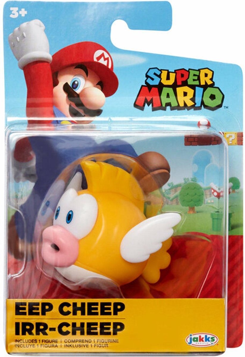 Super Mario Mini Action Figure - Eep Cheep | bol.com