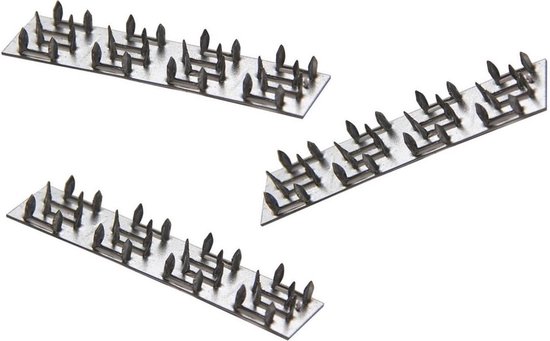 TQ4U Kramplaat 25 x 127 mm | verzinkt | 3 STUKS | bol
