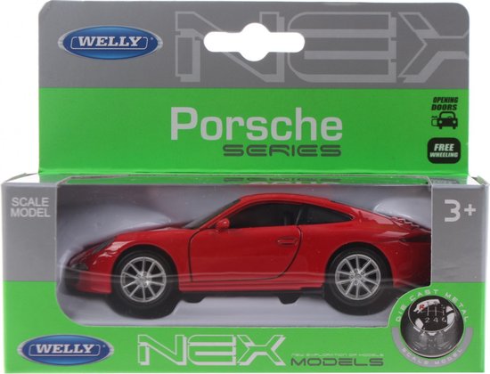 Welly Schaalmodel Nex Porsche Die-cast Rood 11 Cm | bol