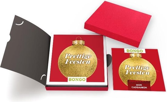 Bongo Bon - Prettige Feesten Cadeaubon - Cadeaukaart cadeau voor man of ...