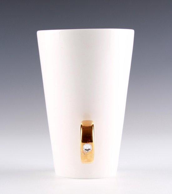 Porseleinen beker - CADEAU tip - Koffie beker - Thee beker - Gouden oor ...