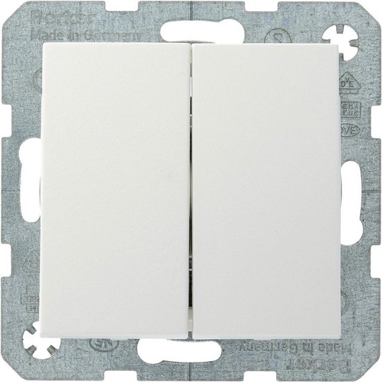 Berker Serieschakelaar Wit B1-B.3-B.7 (Te combineren met Berker S1 ...