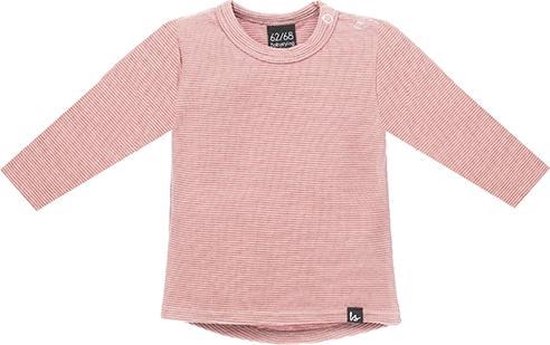 Rib longsleeve / (rounded back) (oudroze) | bol.com