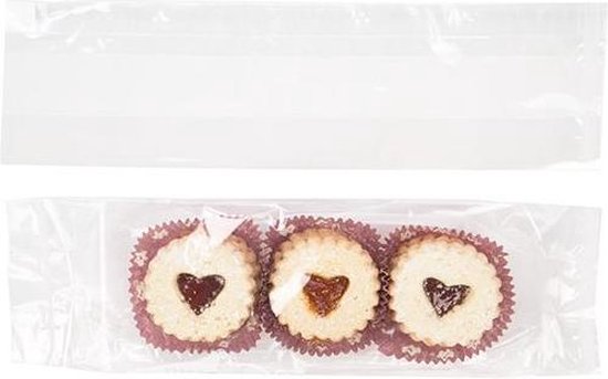 Plastic Zakken 8,9x5,7x30,5cm met zijvouw (100 stuks) | Plastic zak ...