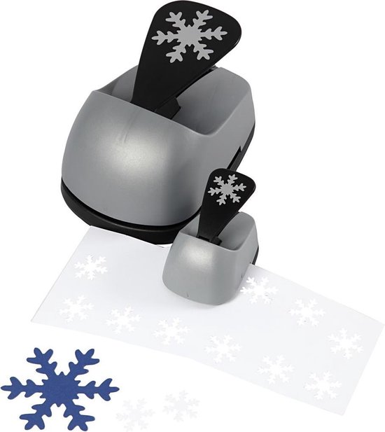 Ponsen set, ijskristallen, afm 25+49+75 mm, 3stuk/ 1 doos | bol