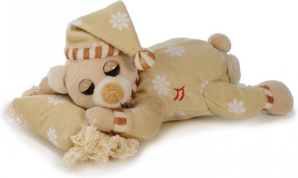 Slapende pluche beer met snurk geluid | bol