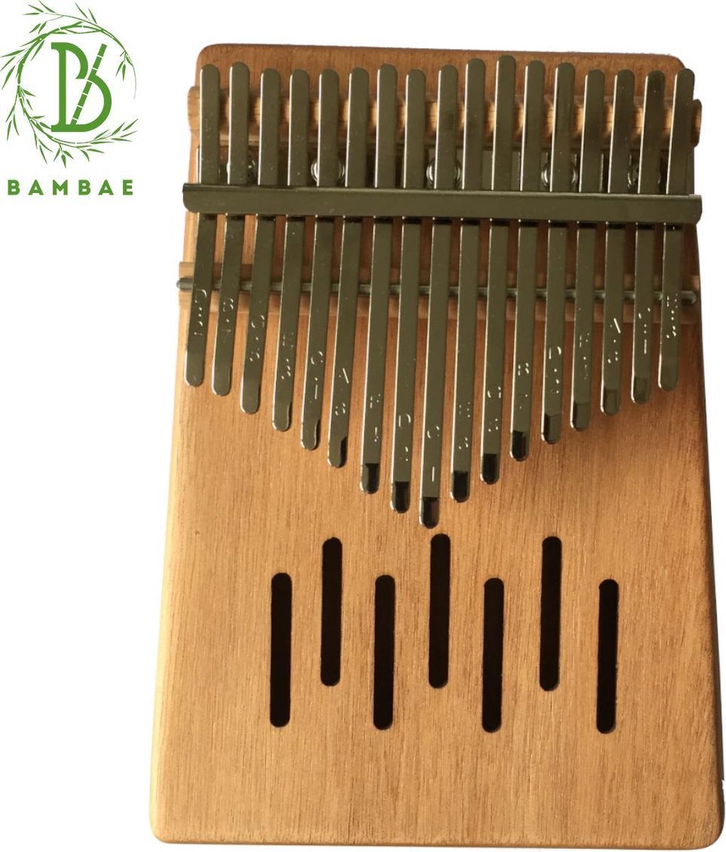 Bambae Kalimba Set - Mahoniehouten Duimpiano - Vinger Instrument ...