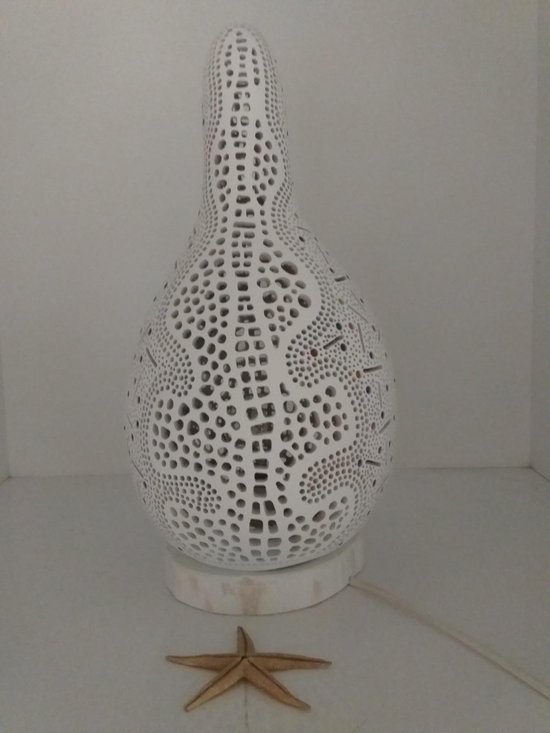 Turkse lamp - Kalebas - "Stripes" - sfeerverlichting - handgemaakt ...