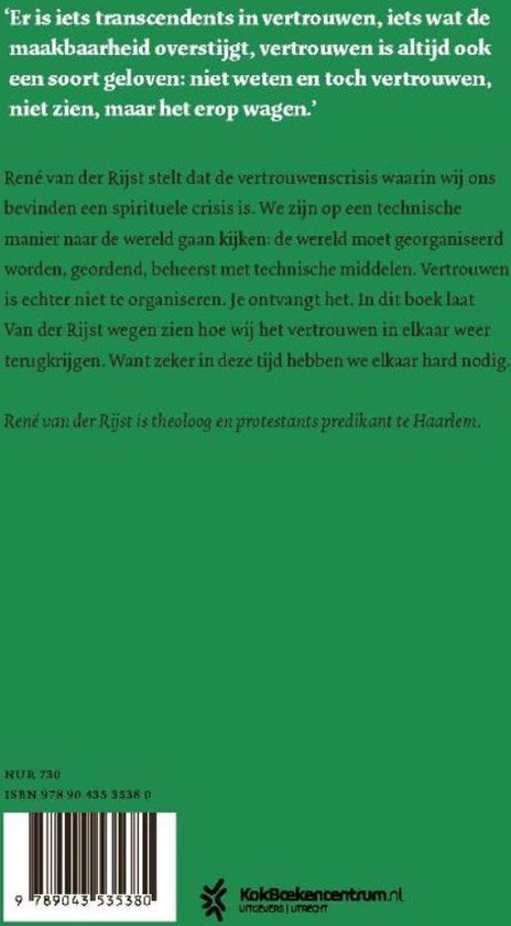 Het geschenk van vertrouwen (ebook), Rene van der Rijst | 9789043535397 ...