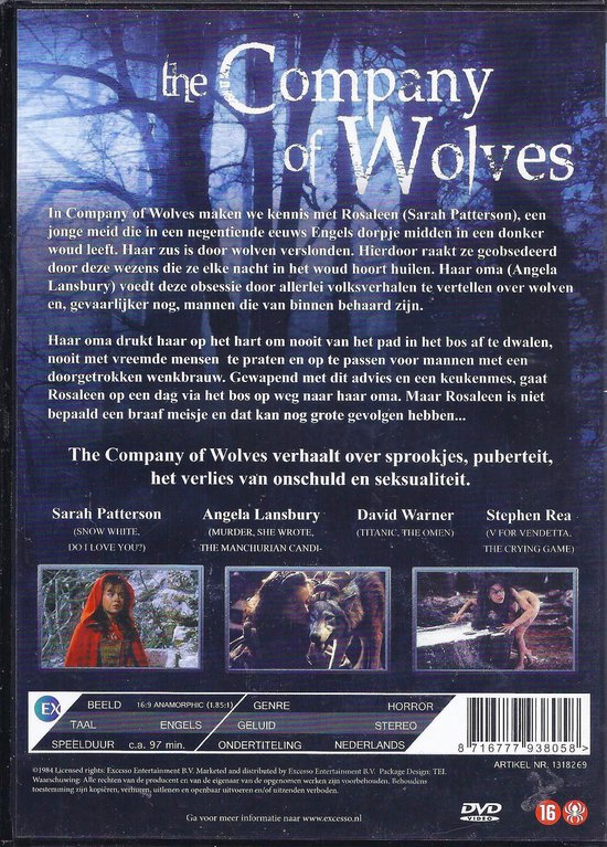 The Company Of Wolves (Dvd), Angela Lansbury | Dvd's | bol
