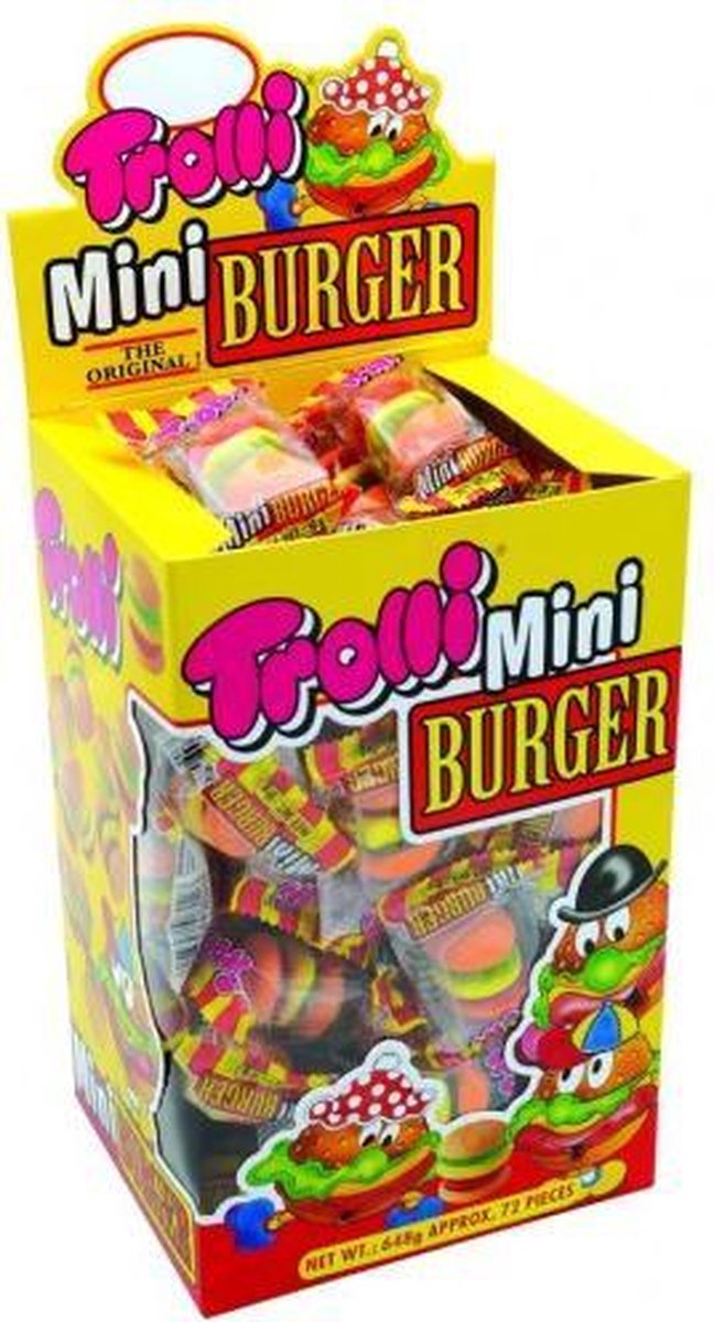 bol.com | Trolli Mini Hamburgers - 80 Stuks
