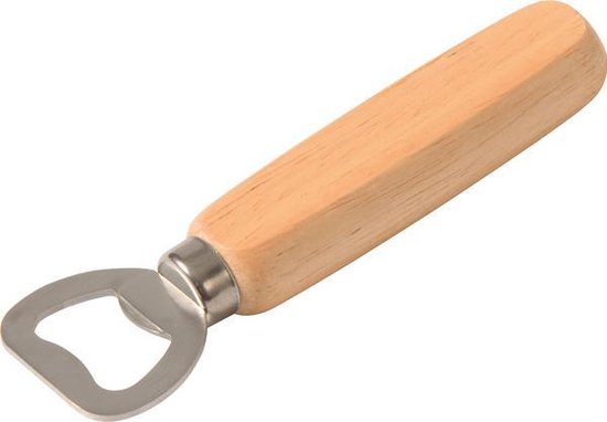 Flessenopener met houten handvat | bol